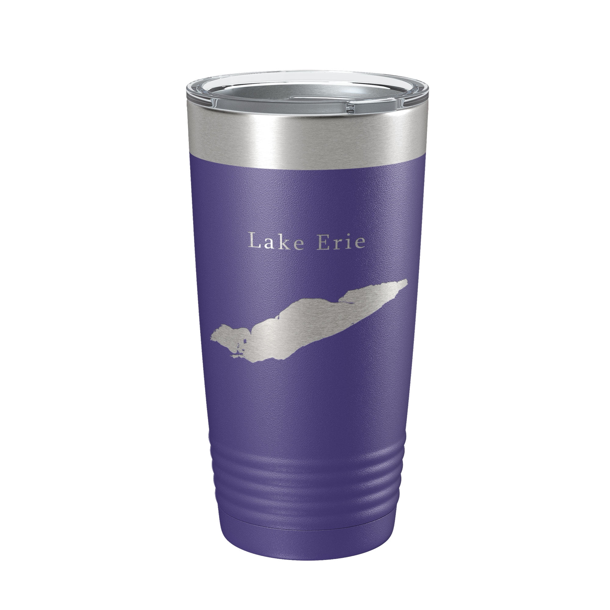 Lake Erie Map Tumbler Travel Mug Insulated Laser Engraved Coffee Cup ...