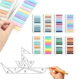 1600Pcs Sticky Tabs, 8 Pack Transparent Indexes Tabs, Book Annotations ...