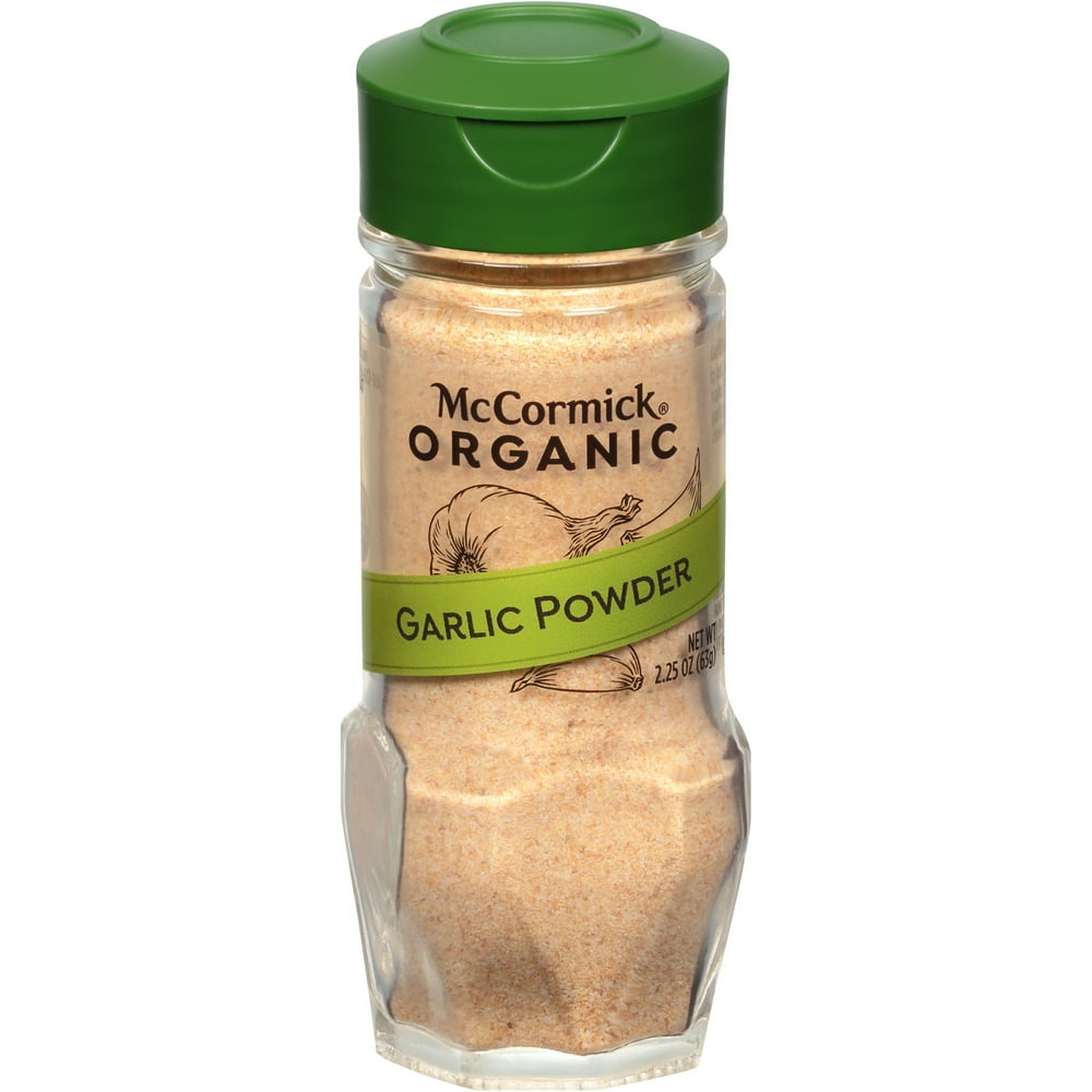McCormick Gourmet Organic Garlic Powder, 2.25 oz - Walmart.com ...