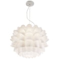 Possini Euro Design White Flower Pendant 25 1/4" Wide Modern Blooming ...