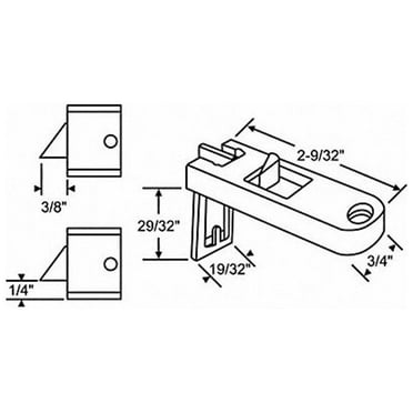 Midwest Air Tech 2-3/8" Butterfly Latch 328552C - Walmart.com