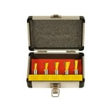 5 Bit Dovetail Router Bit Set - 1/2" Shank - Yonico 14520 - Walmart.com