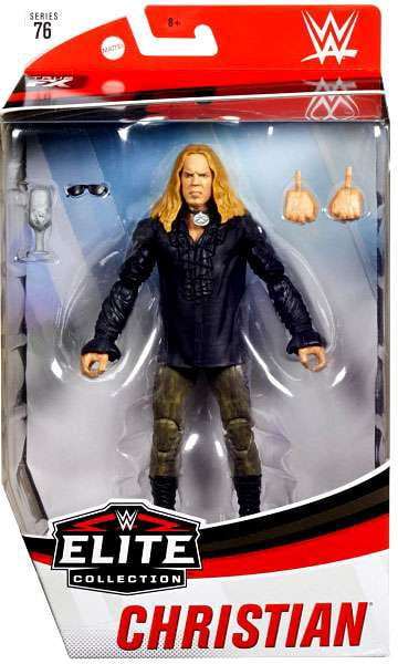 WWE Wrestling Series 76 Christian Action Figure (Black Jacket Variant ...