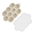 Sioweci Silicone Toddle Food Freezer Tray with Lid BPA-Free Breastmilk ...
