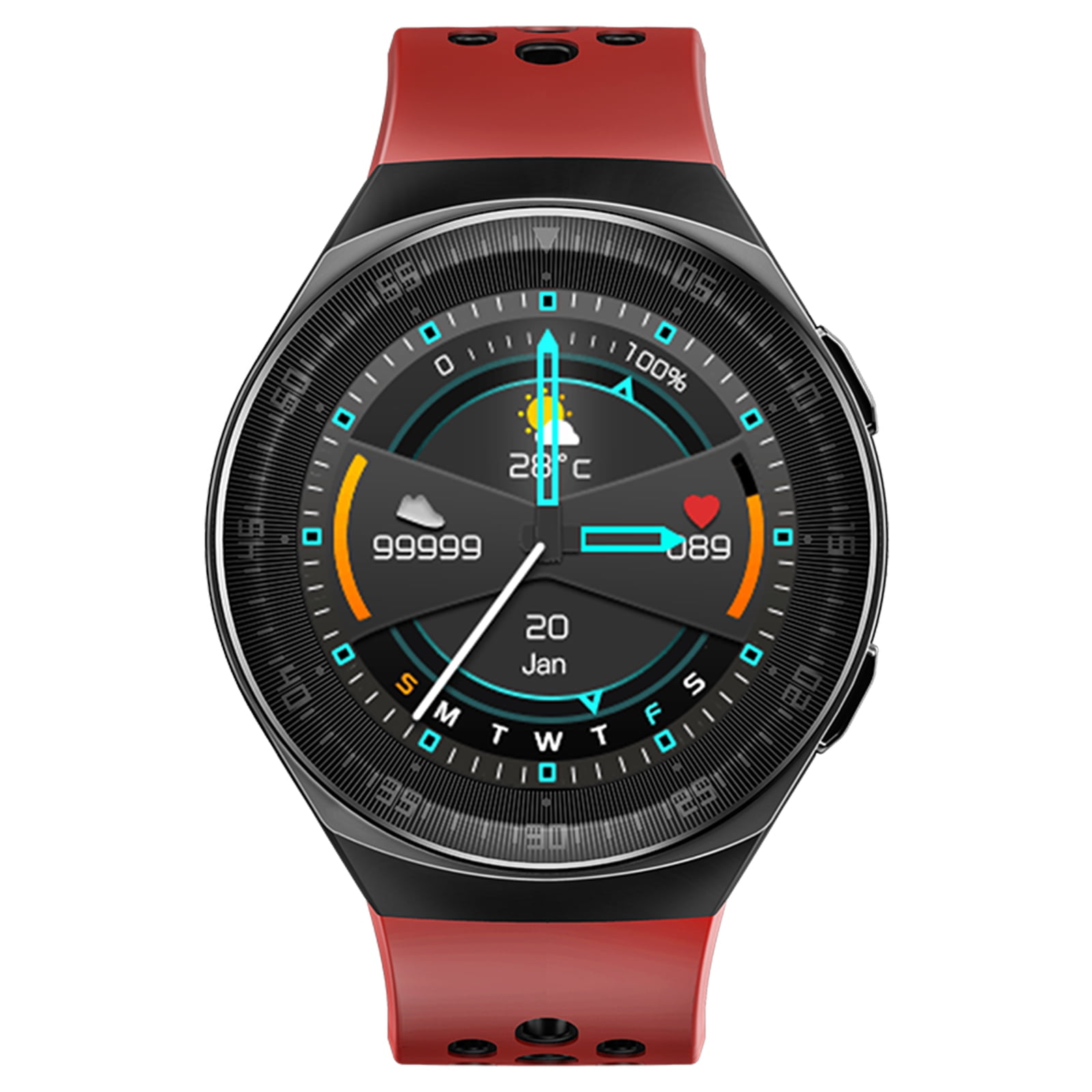 MT3 Smart Bracelet 1.28'' TFT Full-Touch Screen 8G Music Player/BT ...