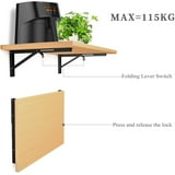 BIGLUFU 16 Inch Folding Shelf Brackets, Heavy Duty Stainless Steel, Max ...