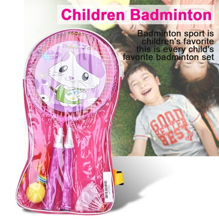 1 Pair Badminton Racket, Badminton Racket For Children, With Three ...