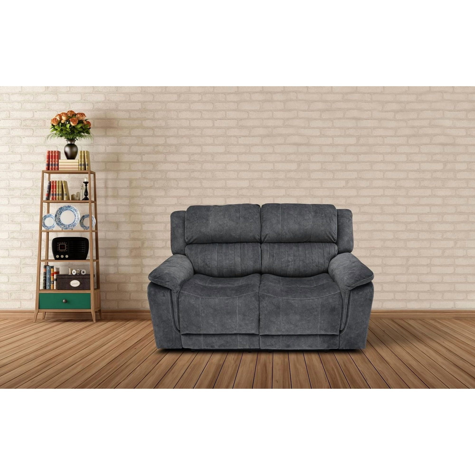 Click here for K-Living Washington Suede Fabric Power Recliner Lo... prices