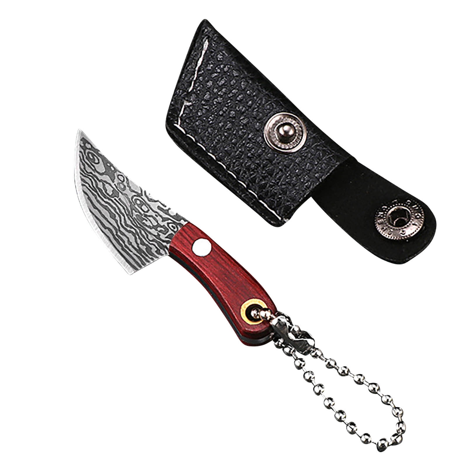 JeashCHAT Mini Small Kitchen Knife Forged Knife Accessories Portable ...