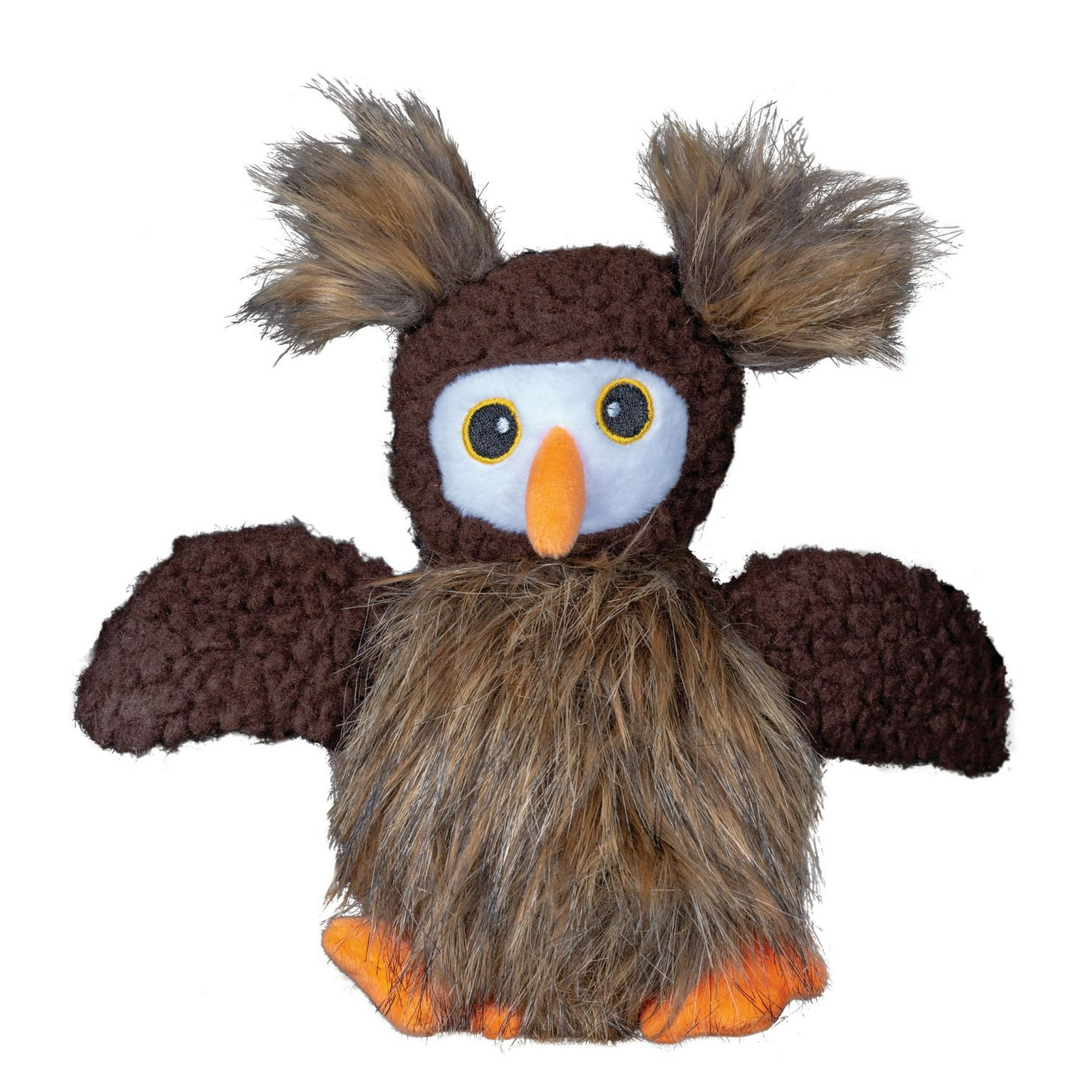 Click here for Spunky Pup Furry Friends Plush Owl Dog Toy prices