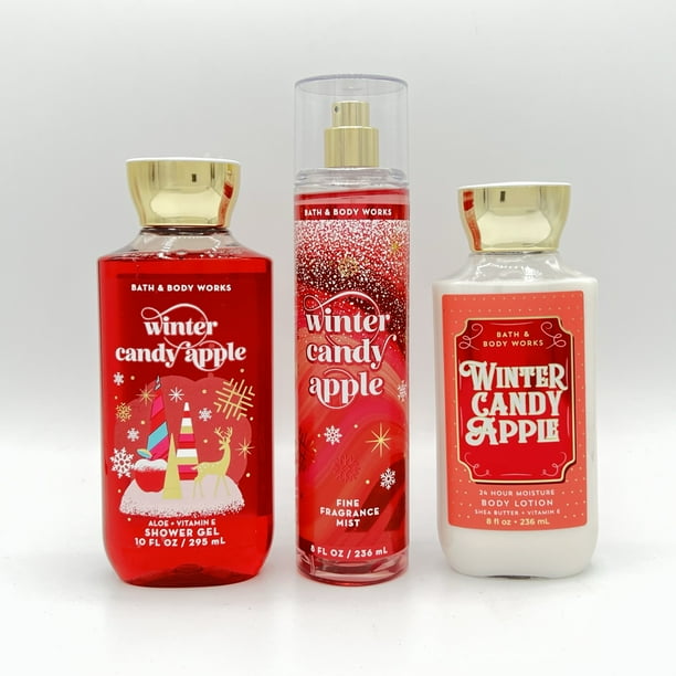 Bath and Body Works Winter Candy Apple Body Lotion, Fine Fragrance Mist ...