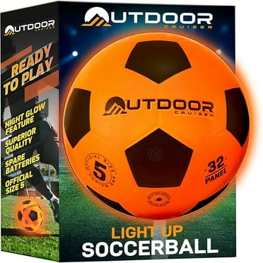 OutdoorCruiser Light Up Football - Waterproof Rubber Construction, Glow ...