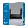 Linksys Max-Stream WiFi 6 AX Router, 2.4GHz & 5GHz, 225MB/s, 2 Antennas ...