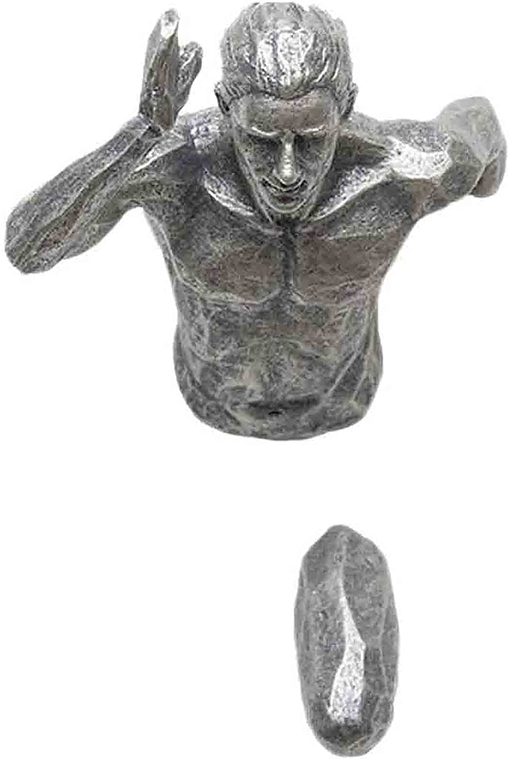 3D Running Man Wall Sculpture,Sprinter Statuette,Resin Body Art ...