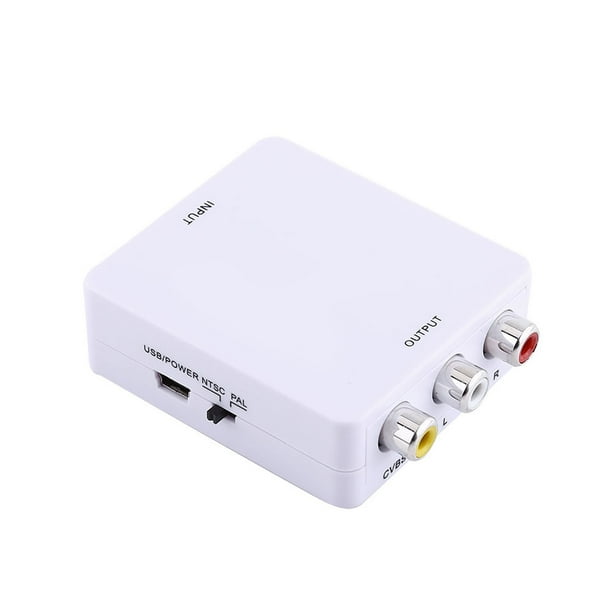 Adaptador de entrada HD a AV, entrada HD digital a convertidor AV de ...