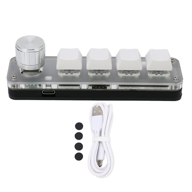 Mechanical Gaming Keyboard,4 Keys Programmable Keyboard Keys ...