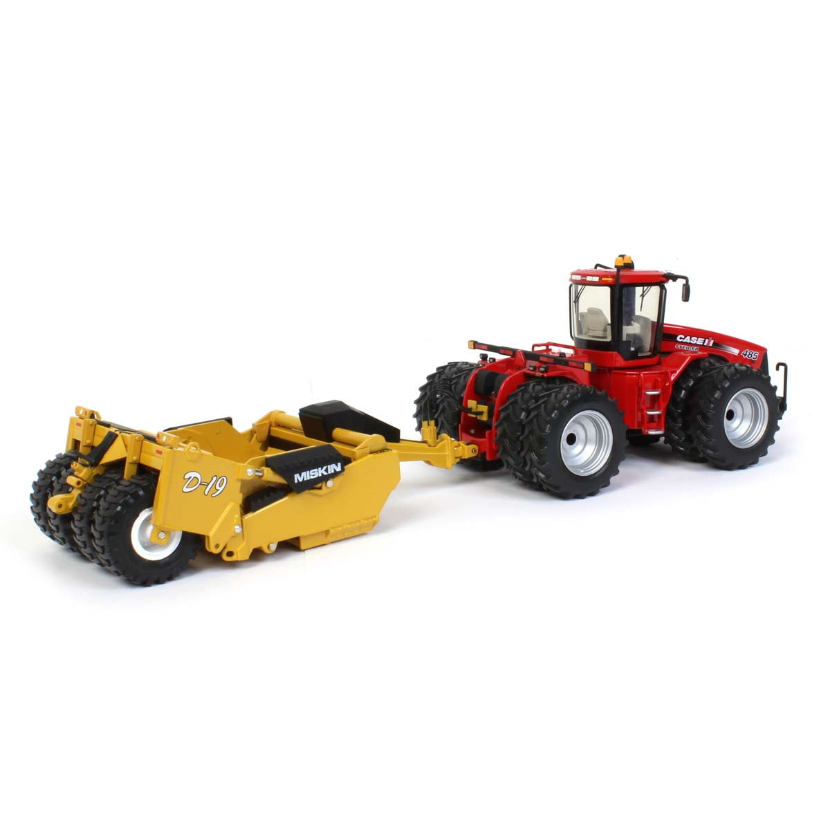 FIRST GEAR MISKIN D-19 PULL SCRAPER IH 485HD TRACTOR 1/50 SCALE DIECAST ...