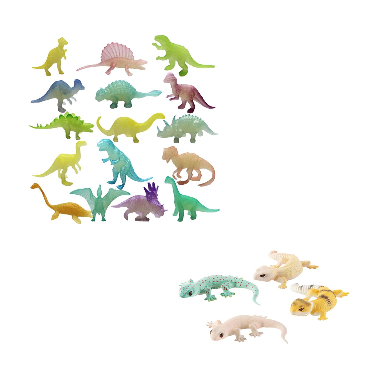 lionlar 36Pcs Dinosaur Models Mini Lizards Toy for Learning Activities ...