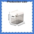 Airtight Food Storage Container，Plastic Kitchen Organization Box with ...