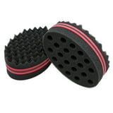 Kxuhivc 2 Pcs Barber Hair Brush Sponge for Dreads, Locking Twist, Afro ...