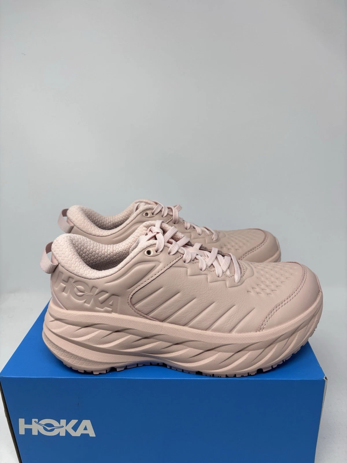 Hoka One One Bondi SR Slip Resistant Sneaker Peach Whip 1110521/PHW ...