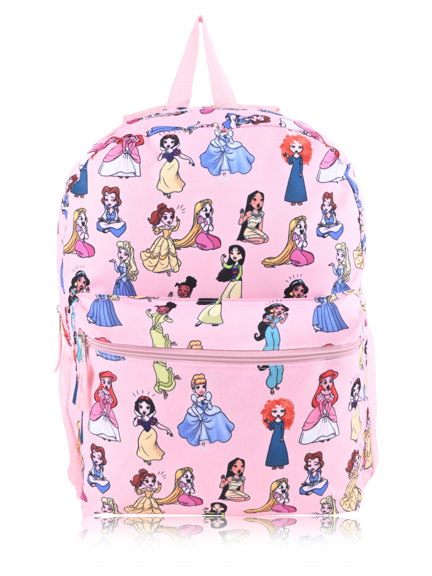 Disney Princess Girl's All Over Print 16" Backpack-Pink - Walmart.com