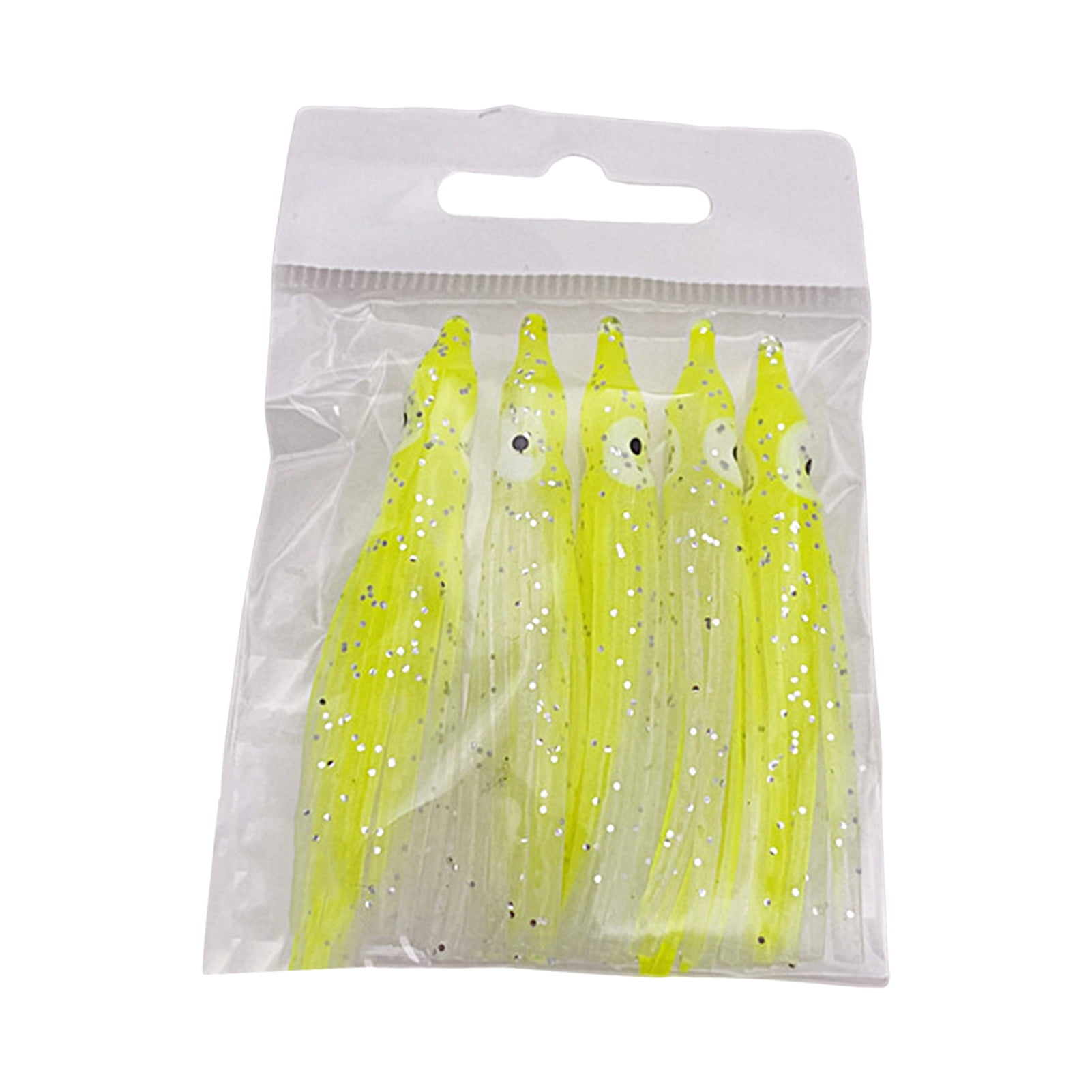 Mightlink 5Pcs Octopus Soft Baits Simulation with Luminous Effect ...