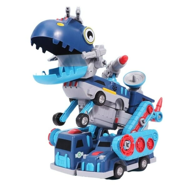 5 en 1 Imán Dinosaurio Transformación Robot Juguete Niños Figura de ...