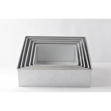 Click here for Ameritins Set Of 5 Square Cake Pans 6 7 8 9 10 - 3... prices