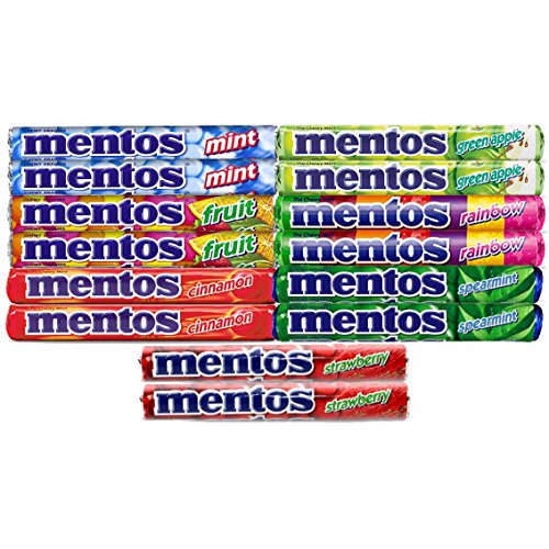 Mentos Variety Pack 14 Count (2 Of Each Flavor) The Chewy Mint Sampler ...
