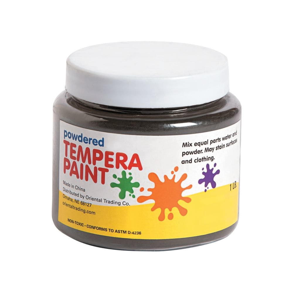 Black Powder Tempera Paint - Basic Supplies - 1 Piece - Walmart.com