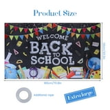 Furvclv Welcome Back To School Banner 70 x 40 Inch First Day School ...