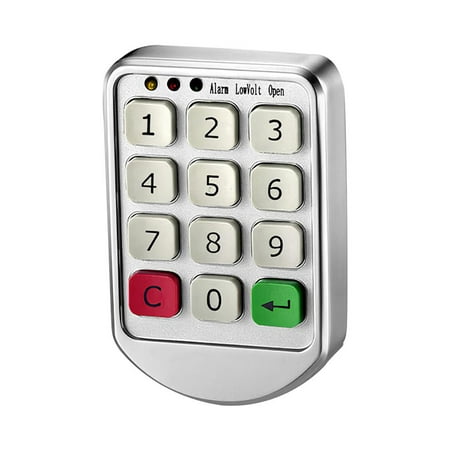 Keyless Electronic Cabinet Lock Set with Password Intelligent Digital ...