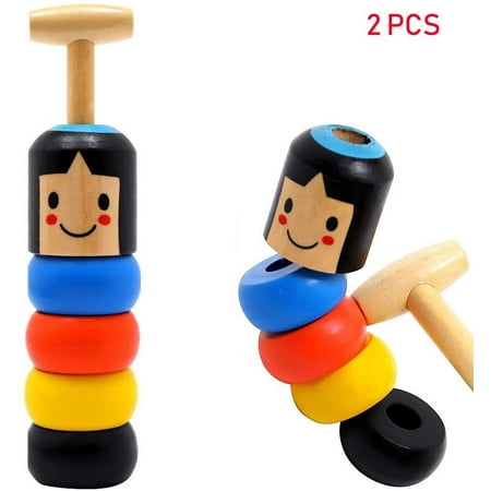 Unbreakable Wooden Man Magic Toy,Stubborn Wood Man Magic Tricks Props ...