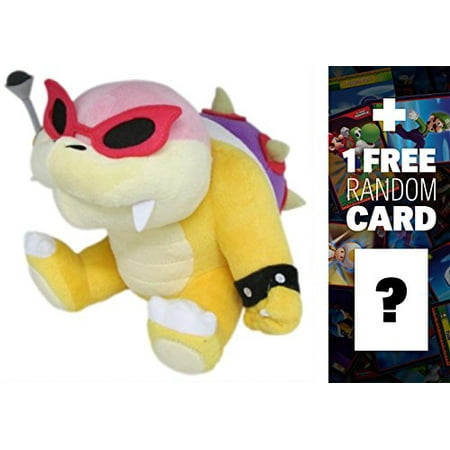 Roy Koopa: 6" Super Mario Bros Mini-Plush + 1 FREE Official Super Mario ...