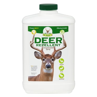 Deer Out 32oz All-Natural Deer Repellent Concentrate, Long-Lasting ...