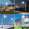 Solar Street Lights Outdoor Waterproof, 90000LM Flood Lights Dusk to ...