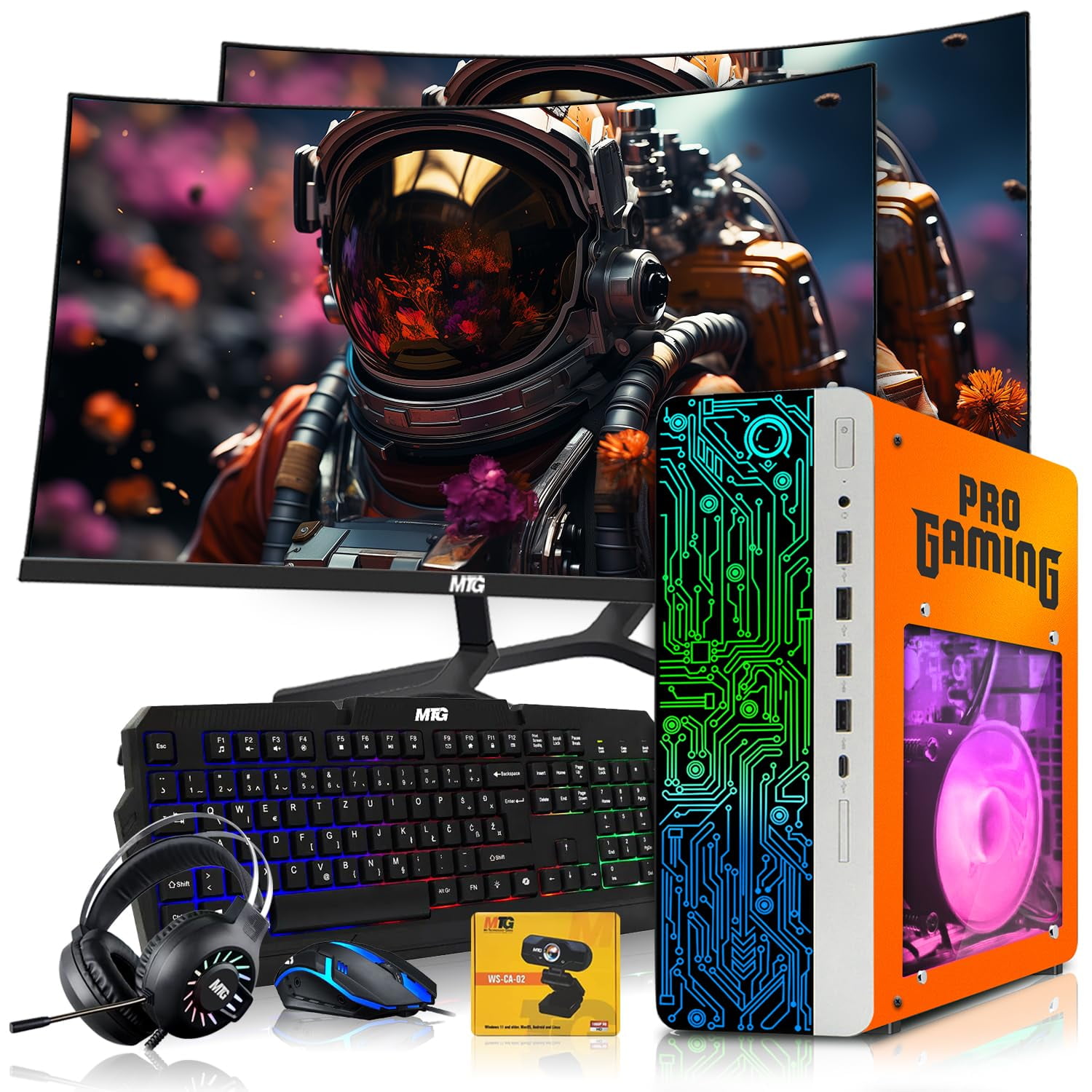 Restored HP Gaming PC Desktop Computer Phoenix AMD A10-9700, RX 550 ...