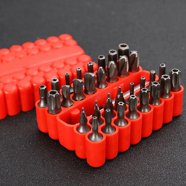 TSV Allen Wrench Drill Bits Set, Magnetic S2 Alloy Steel Hex Bits, 1/4" Hex-Shank, Metric & SAE ...