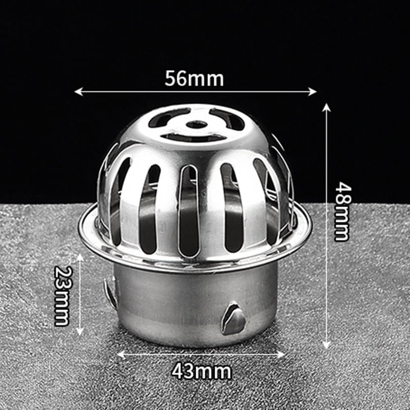 Gutter Guard Strainer Stainless Steel Sink Anti-Clogging Debris Stopper ...