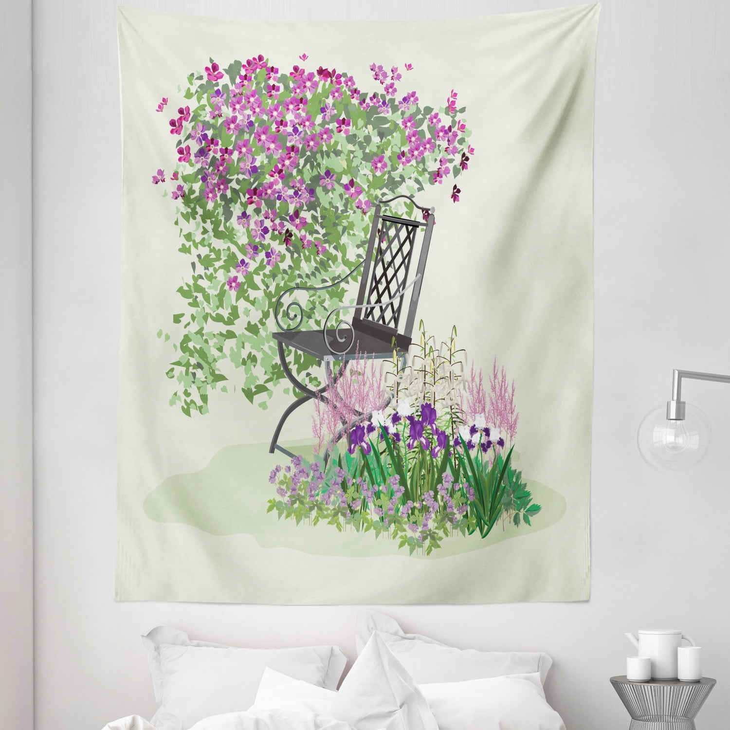 Summer Tapestry, Island for Relaxing in the Garden Among the Flowers ...