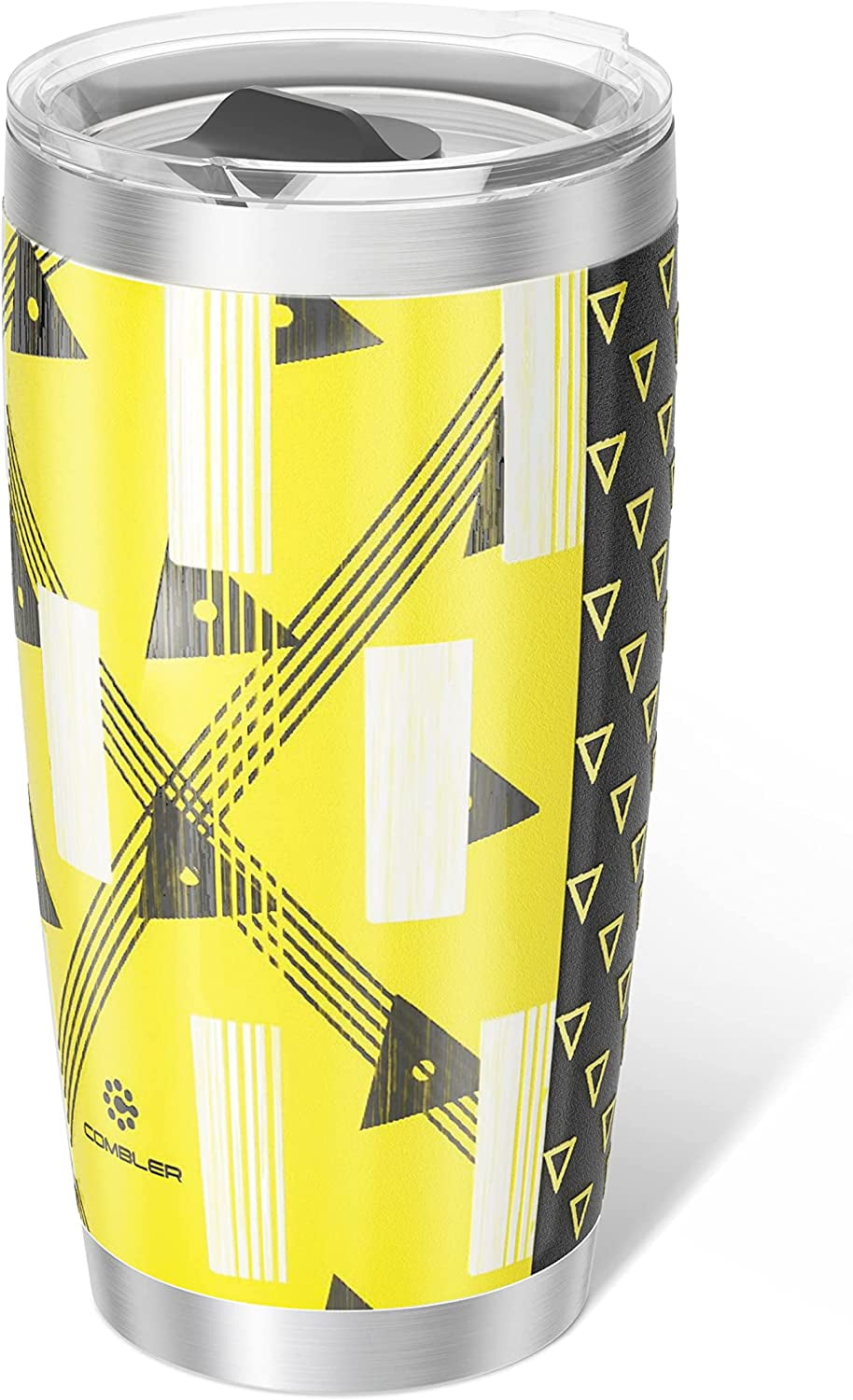 Insulated Tumblers, Combler 20 oz Yellow Tumbler, Triple Insulated ...