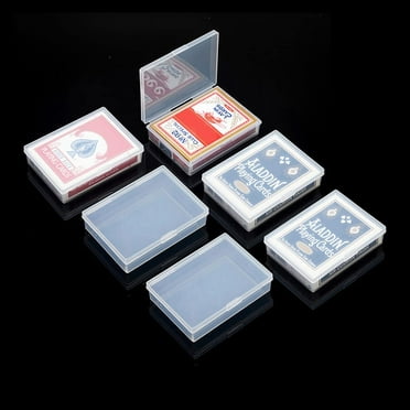 PU Leather Deck Card Boxes Large Size Fits 100 Cards Deck Game Box for ...
