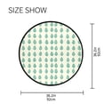 Leaves Background Memory Foam Bath Mat 36" Absorbent Rug with Non Slip ...