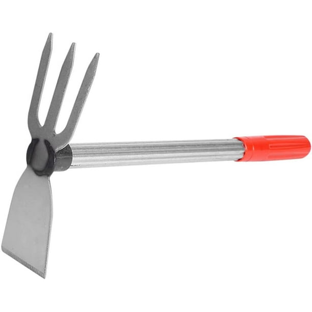 Gardening Shovels Spades, 2 in1 Hoe Flowers and Vegetables Three-tooth ...