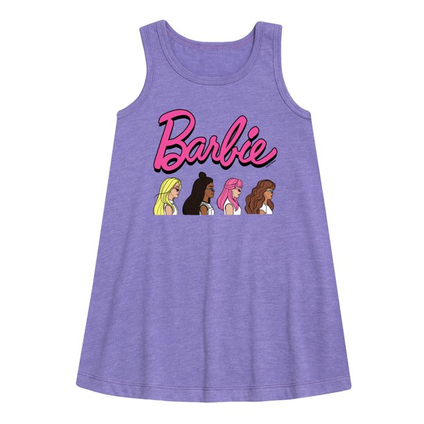 Barbie - Side Profiles with Friends - Toddler and Youth Girls A-line ...