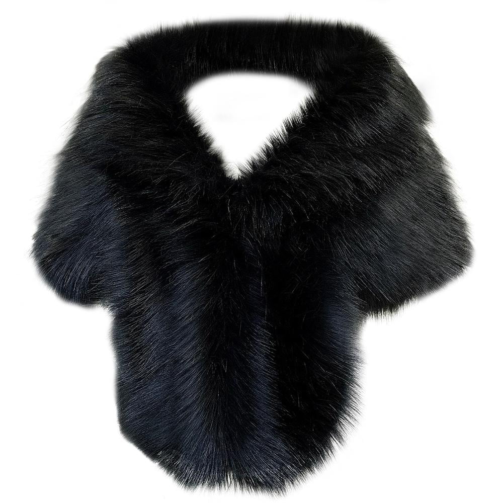 Click here for Promettre Winter Womens Wedding Faux Fur Wraps And... prices