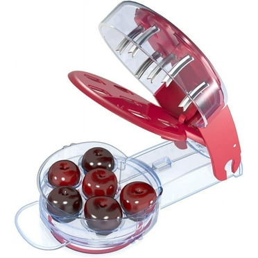Kitchen Gadget Stainless Steel Cherry Pitter Tool - 6 Cherries at Once ...