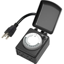 BN-LINK 7 Day Heavy Duty Digital Programmable Dual Outlet Timer - 2 ...