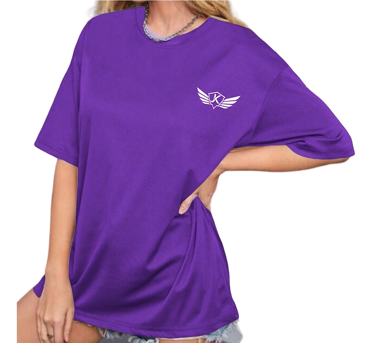 Playera Jouska Mx Oversize Golden Mujer Gym Deportiva Casual ...